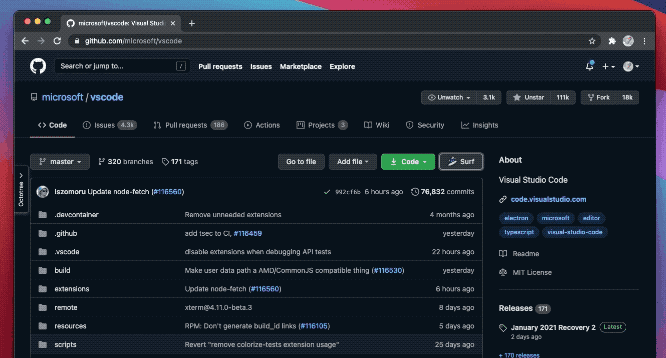 用VS Code直接浏览GitHub代码 | 12.1K星 - 知乎
