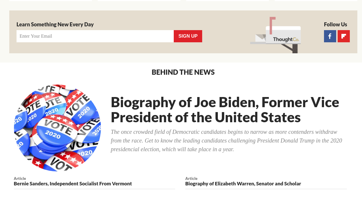 酷站推荐 - thoughtco.com - ThoughtCo | Education - 知乎