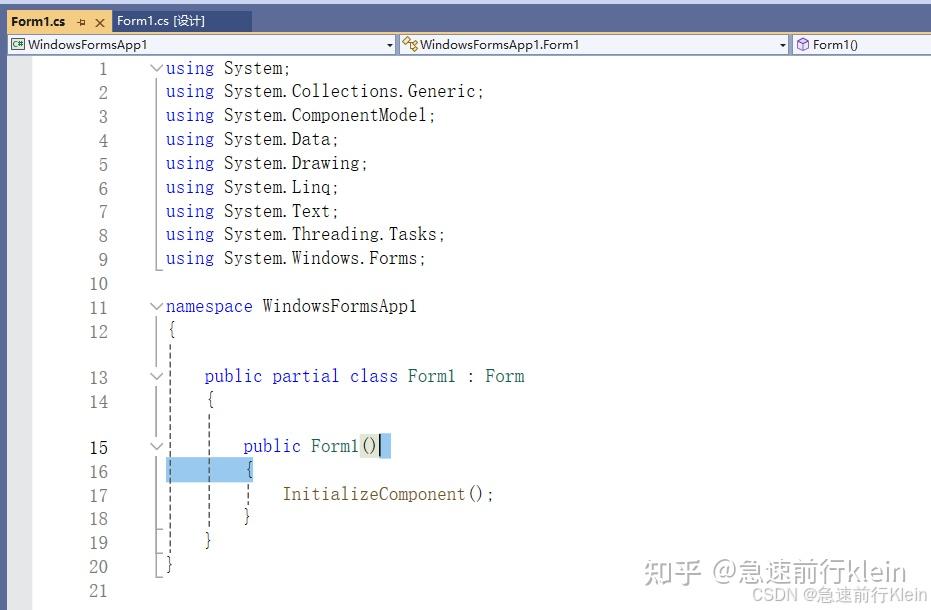 C# winform 教程（一）----安装教程与使用 - 知乎