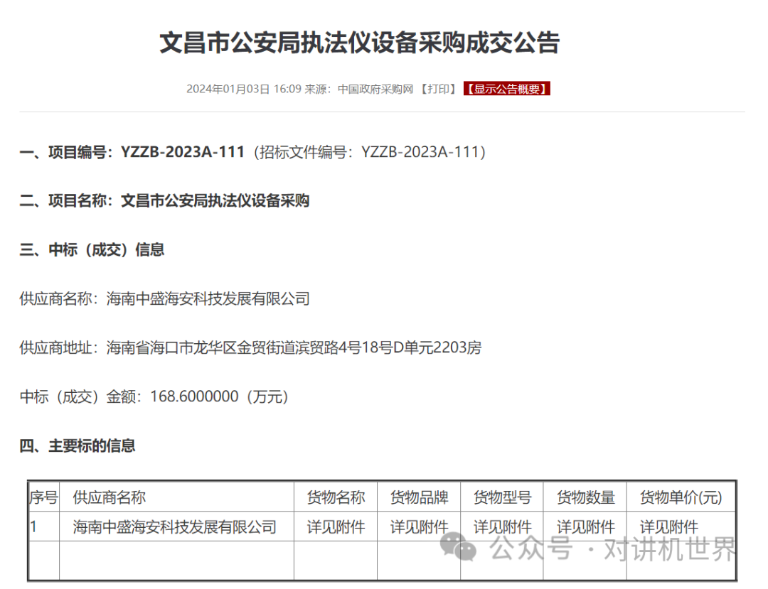 168万，鼎桥EC520中标文昌市公安局执法仪设备采购项目，附产品说明 - 知乎