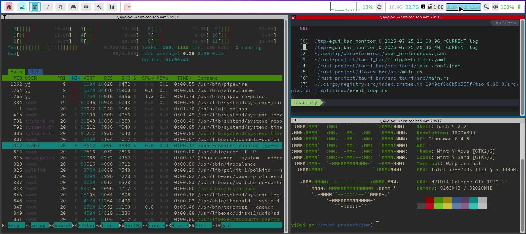 🔥 用 egui 打造极简高性能状态栏：egui_bar 基本功能全解析（Rust GUI 实战） - 知乎