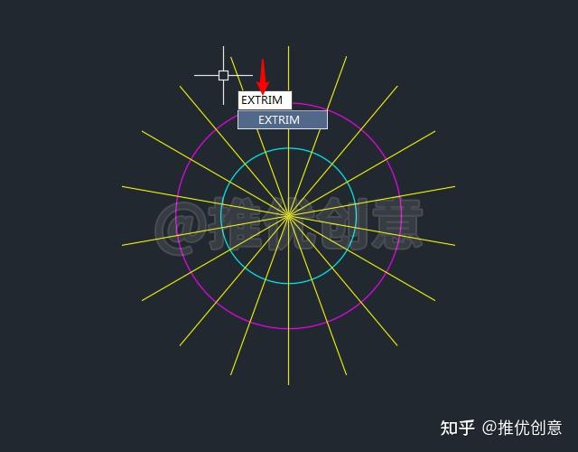 cad输入快捷键EXTRIM是什么命令？