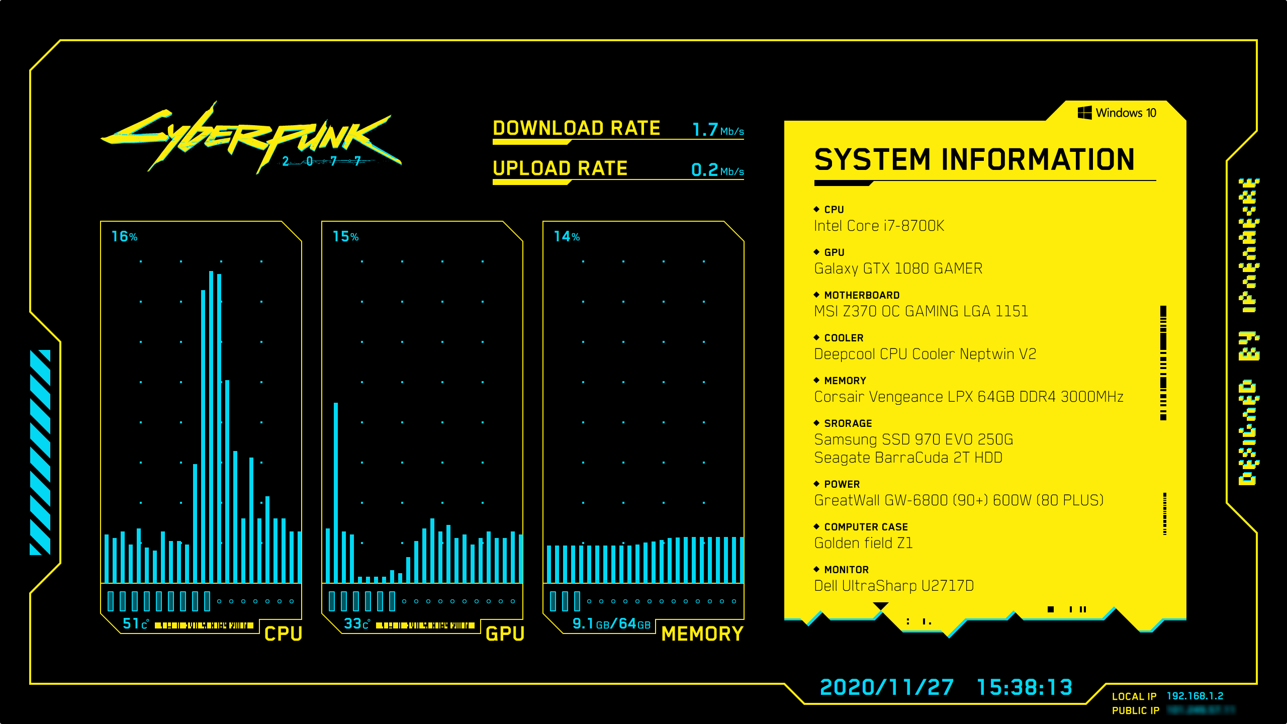 【AIDA64】Cyberpunk 2077 限定版主题皮肤 - 知乎