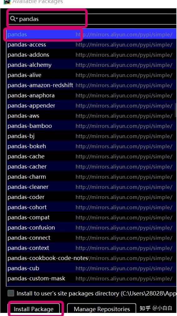 pycharm安装pandas报错处理方案 - 知乎