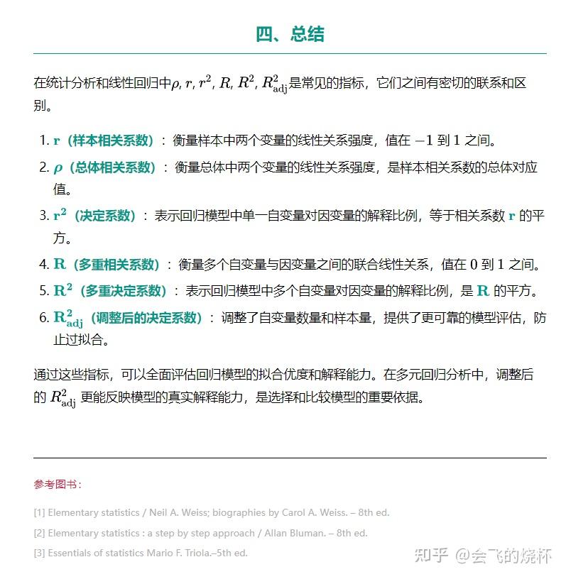 啊哈，一篇文章让你彻底搞懂统计分析中ρ, r, r2, R, R2, Adj-R2的联系与区别!!! - 知乎