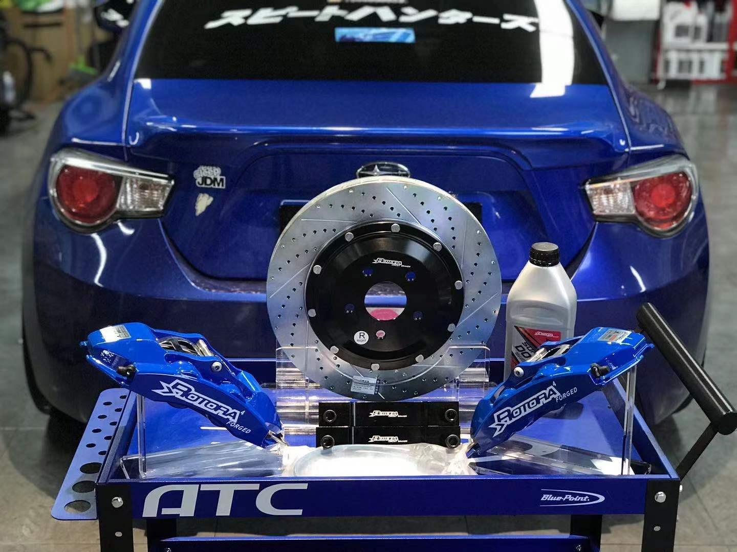 斯巴鲁BRZ(ZC6)改装Rotora刹车 - 知乎