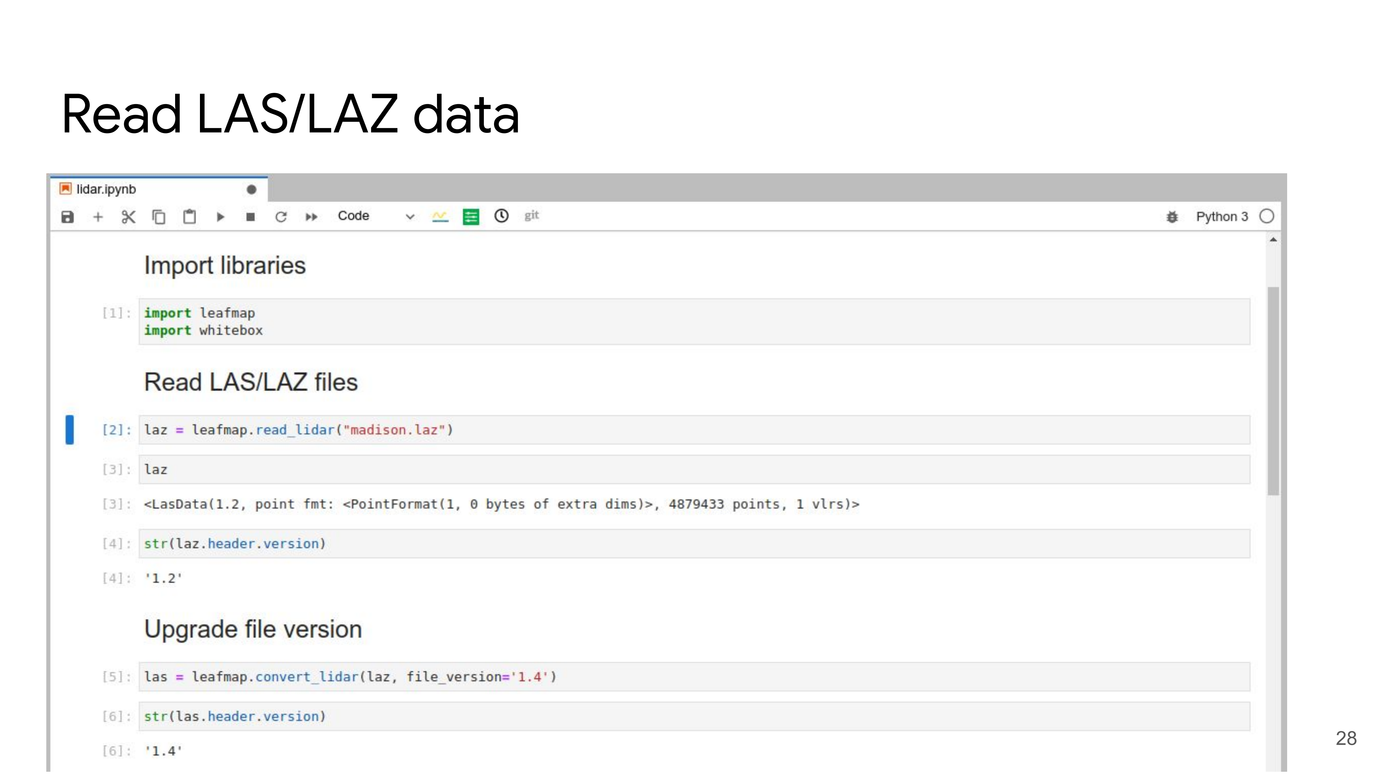 Python处理激光雷达数据 - 知乎