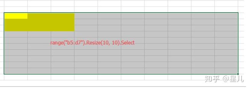 Offset和resize在VBA中的用法 - 知乎