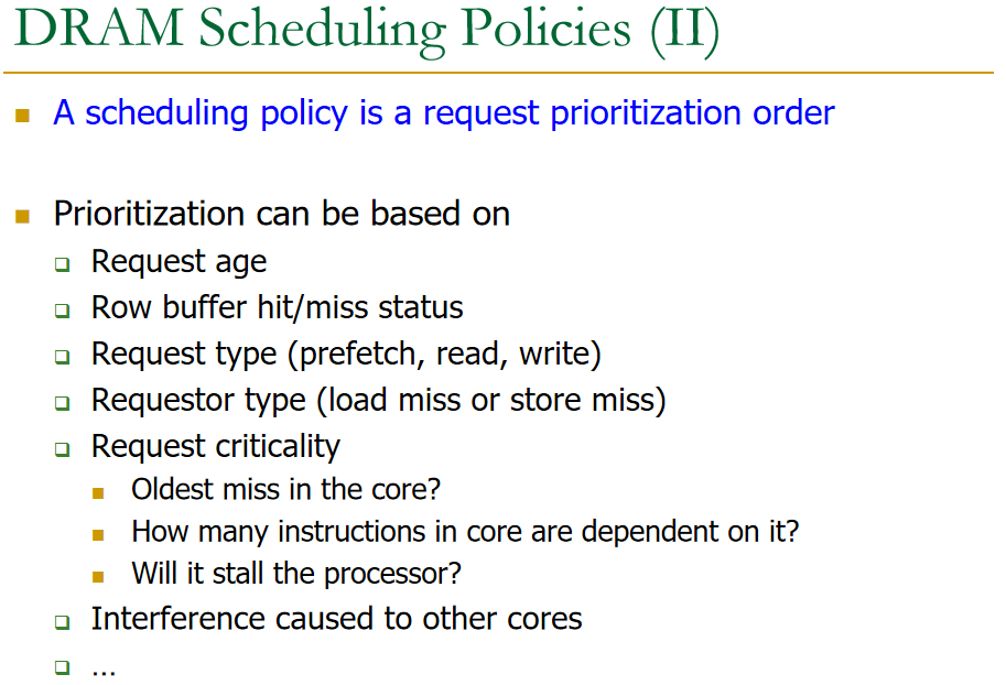 Computer Arch.Lecture 11a: Memory Controllers - 知乎