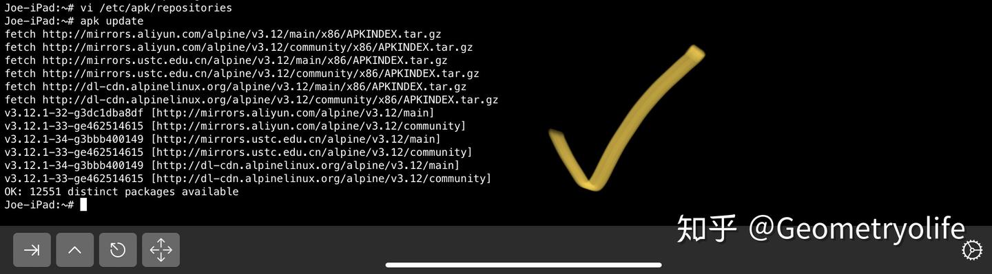 iSH，iPad/iPhone移动开发终端使用教程3（如何安装Linux，App Store版） - 知乎
