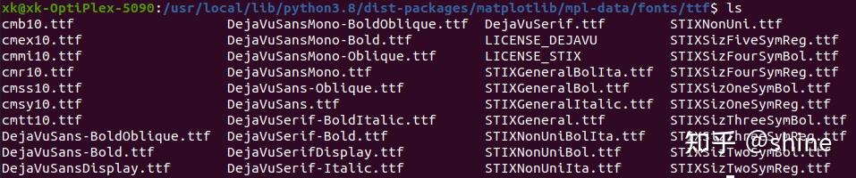 Python利用matplotlib绘图无法显示中文字体的解决方案 知乎