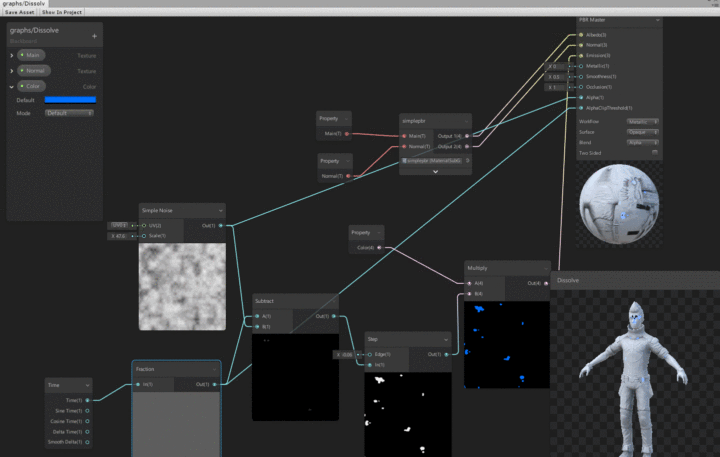Unity2018新功能抢鲜 | ShaderGraph实战教程之溶解效果 - 知乎