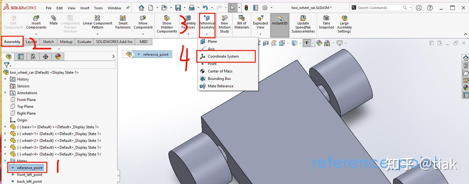 SolidWorks 生成 URDF, 在 Rviz2 中预览并导入Gazebo - 知乎
