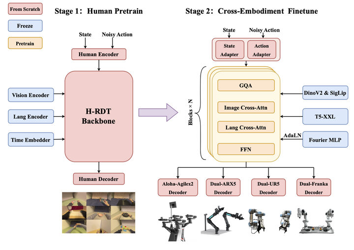 H-RDT：人类操作增强双手机器人操作 - 知乎