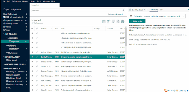 EndNote 20改回X9功能！ - 知乎