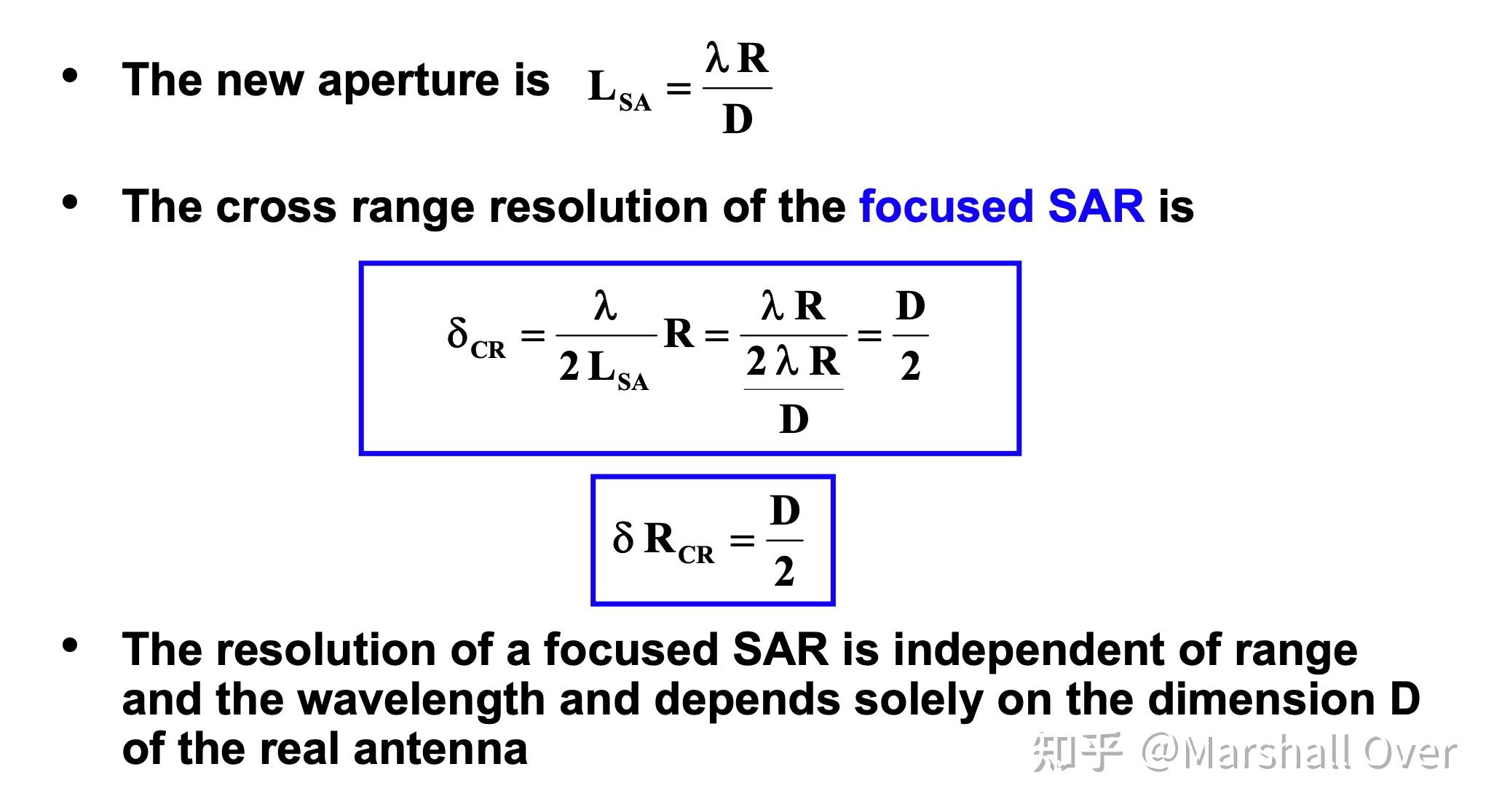 (二十)MIT公开课雷达系统工程之合成孔径雷达(SAR) - 知乎