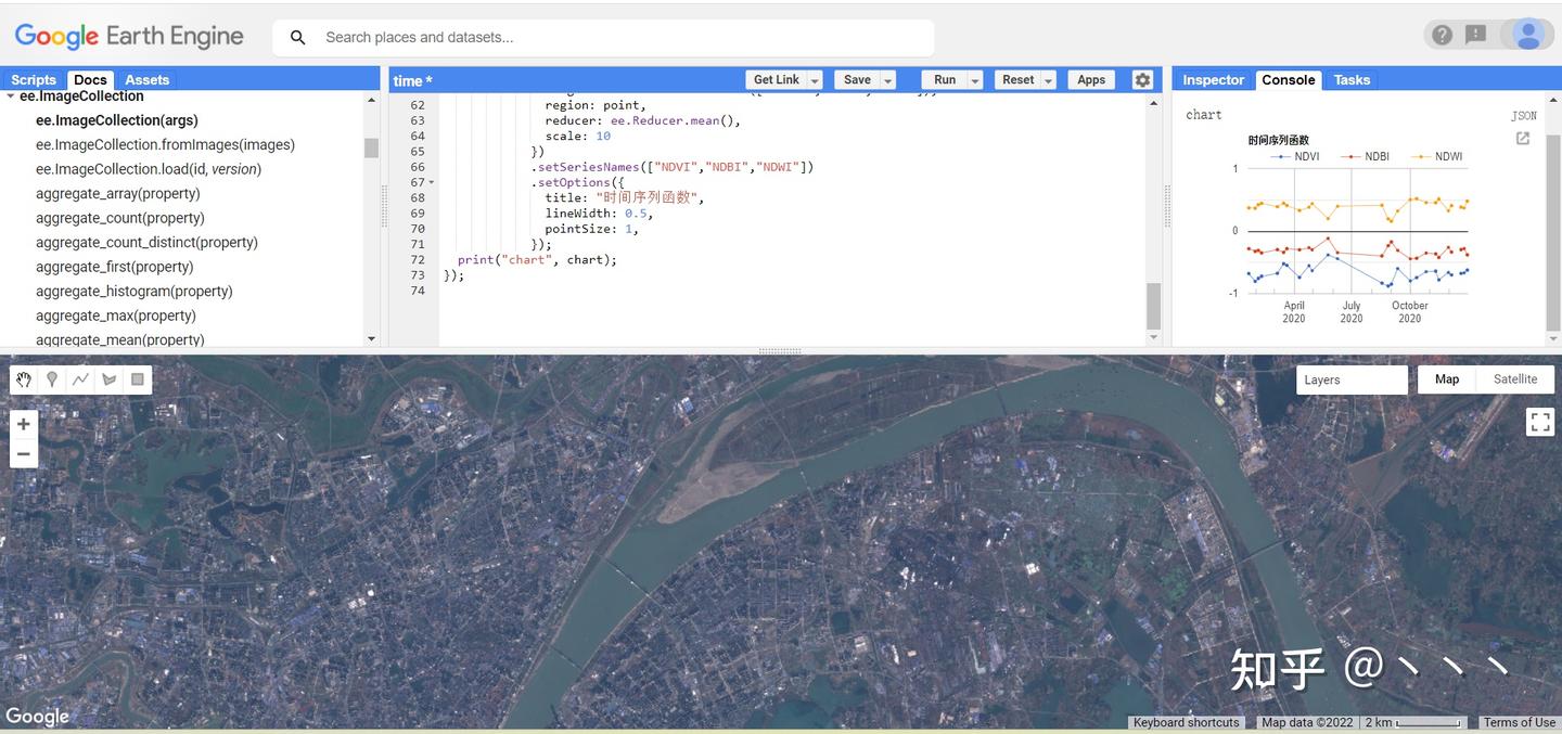 GEE常用函数——onClick（回调函数）、chart（图表） - 知乎