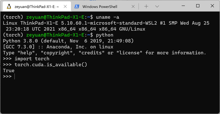【记录】在Win11的WSL下使用GPU运行PyTorch&PyCharm编程 - 知乎