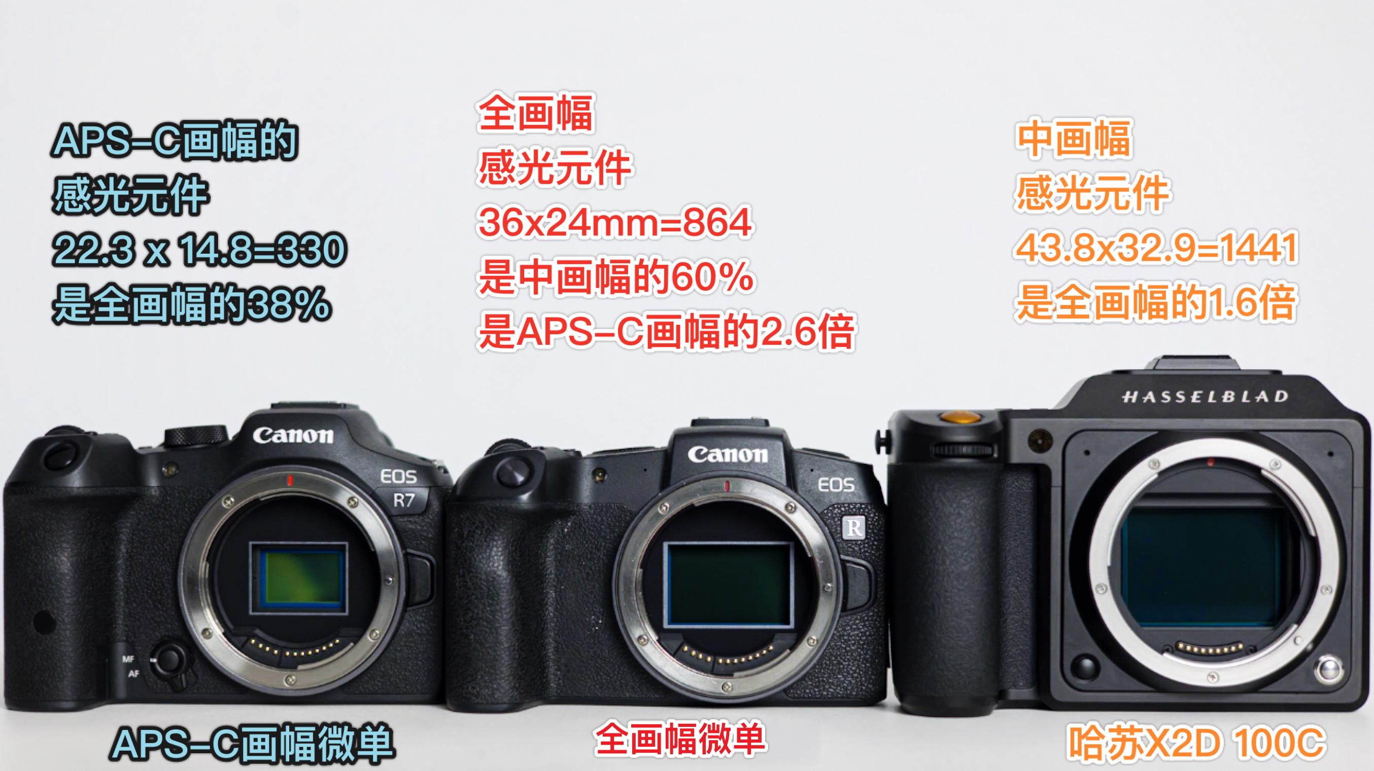 单反相机的中画幅和全画幅有何区别？如何选择合适的画幅？ - 知乎