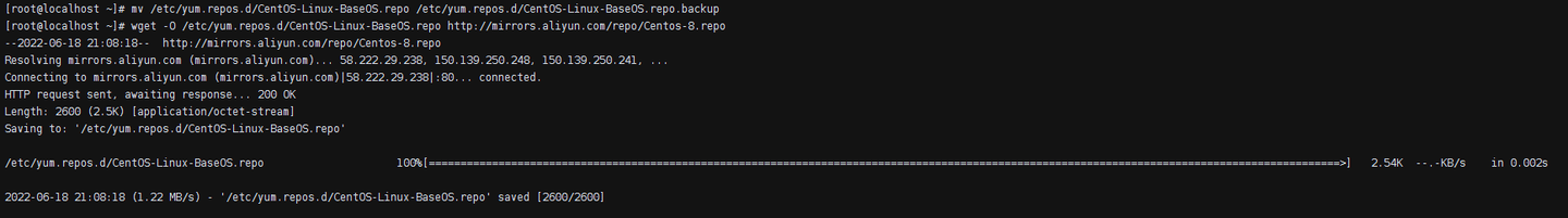 Centos8 yum源改为阿里镜像源 - 知乎