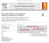 【2023.12.28】How much should we trust staggered difference-in-difference ...