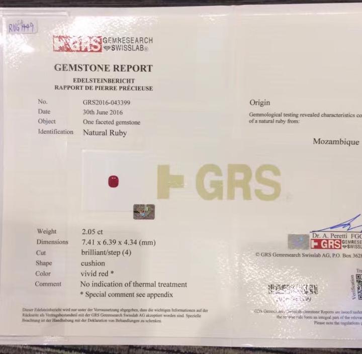 教你10分钟看懂GRS鸽血红宝石鉴定证书 - 知乎