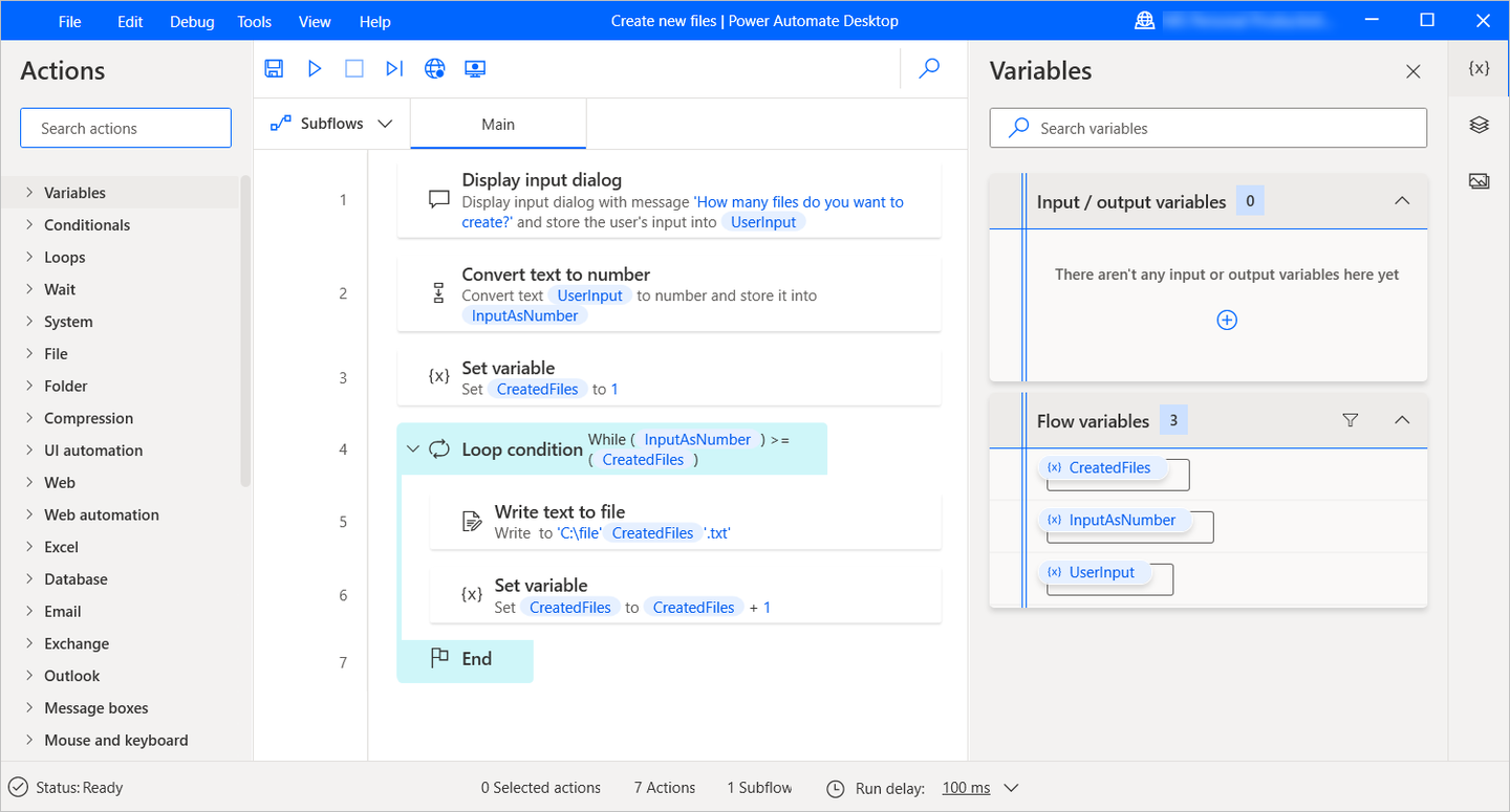 微软Power Automate Desktop 使用循环 - 知乎