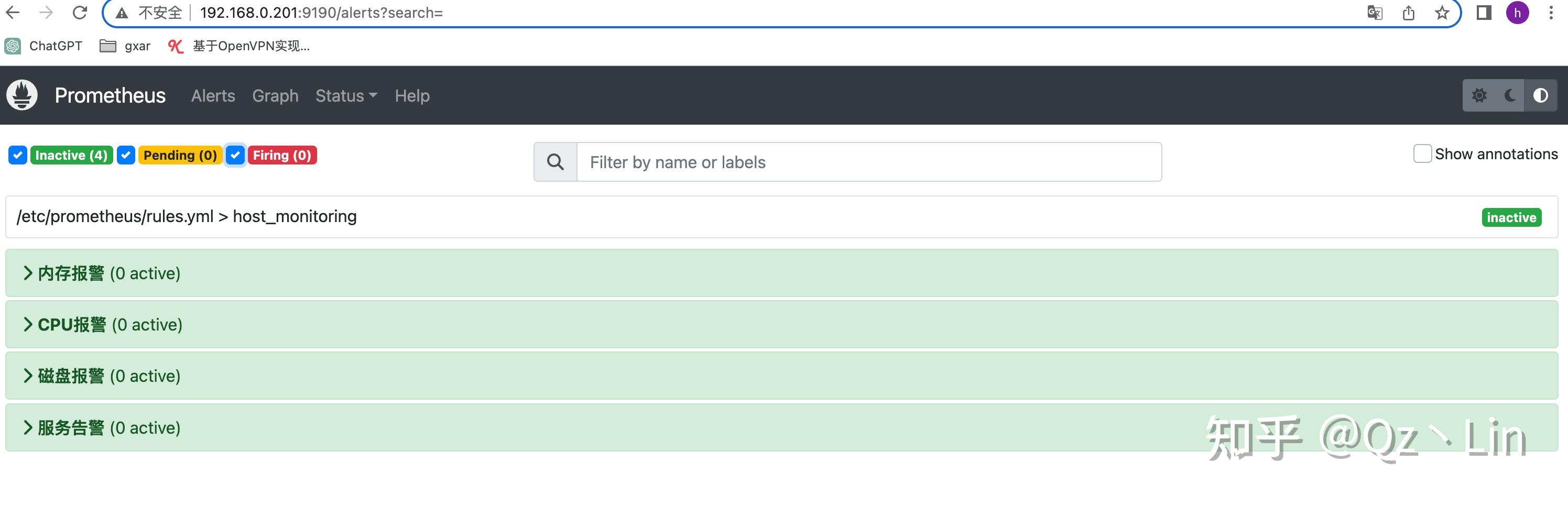 Docker部署Prometheus+dingtalk+alertmanager告警 - 知乎