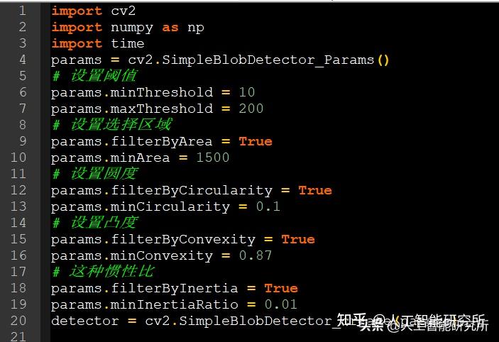 Python代码使用OpenCV进行Blob检测 - 知乎