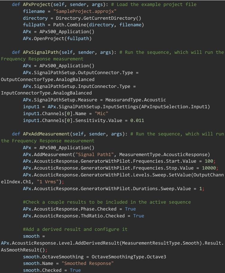 AP 技术博客 | 使用Python控制APx500 - 知乎