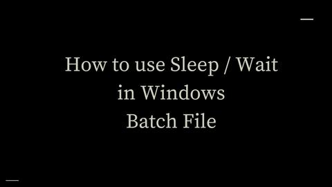 Windows batch script timeout简单测试 - 知乎