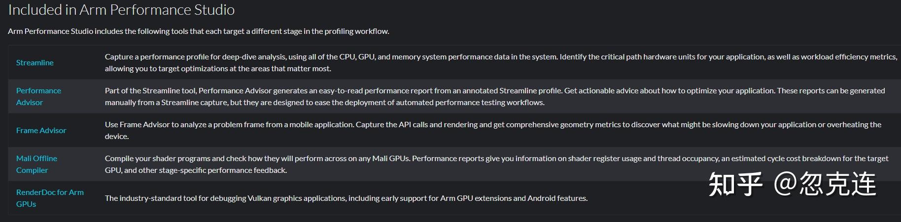 Arm Streamline使用教程 - 知乎