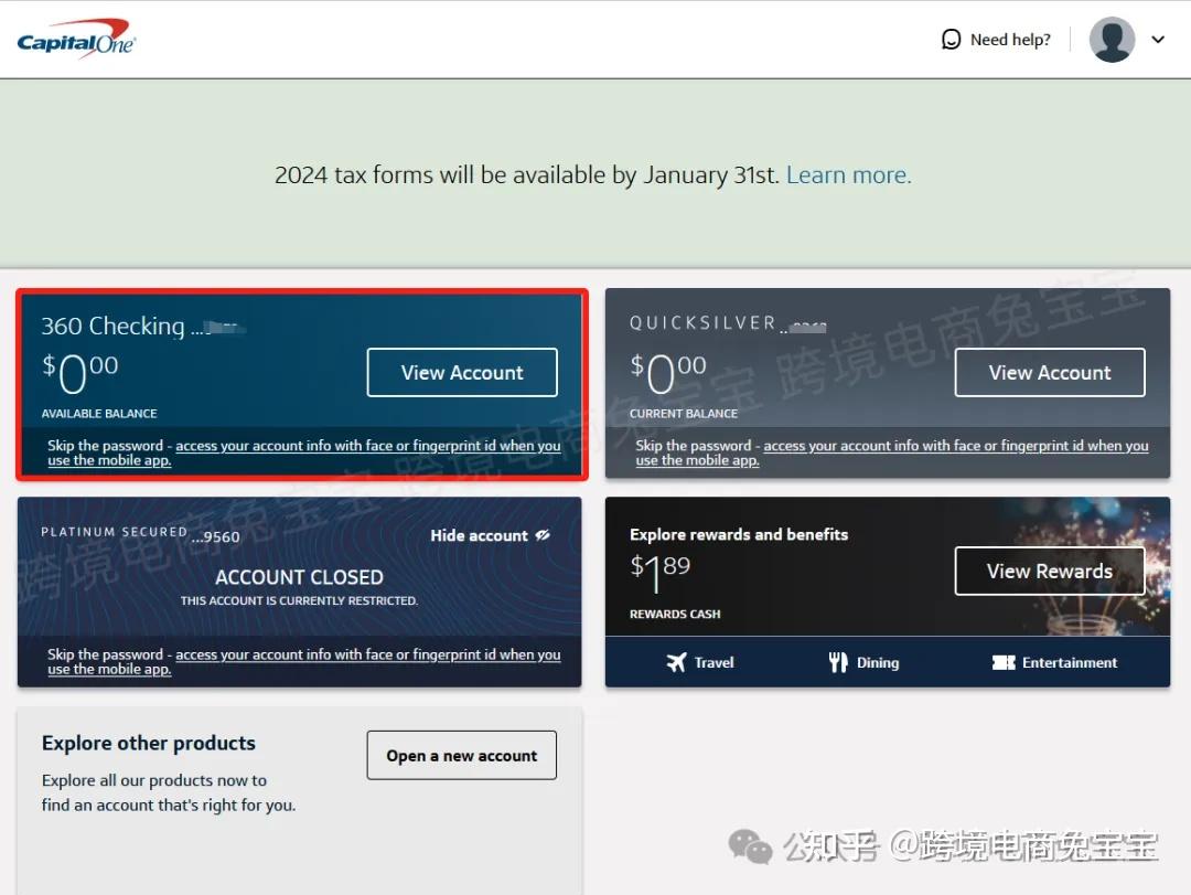 美国银行Capital One Checking支票账户申请全过程 - 知乎