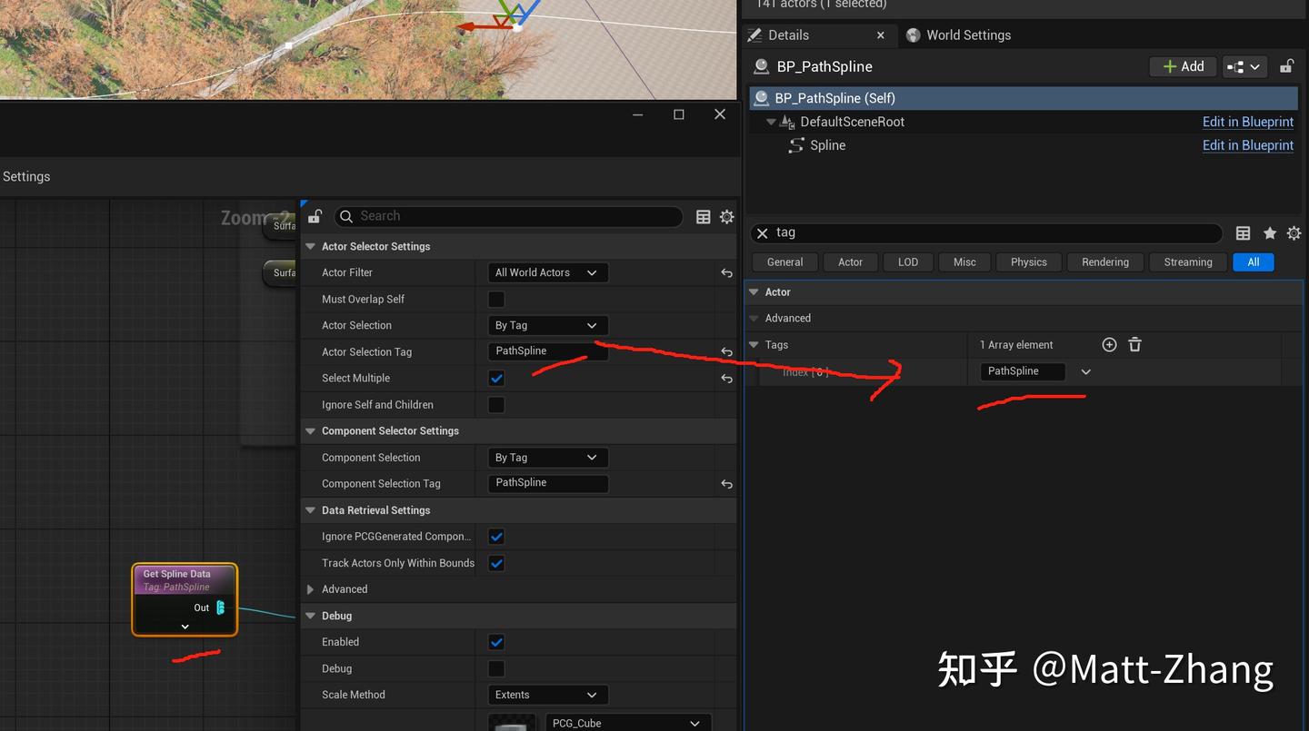 UE5.5｜PCG程序化内容生成｜第5节｜Spline实践 | 运用 PCG 技术创建类似道路或河流效果的方法 - 知乎