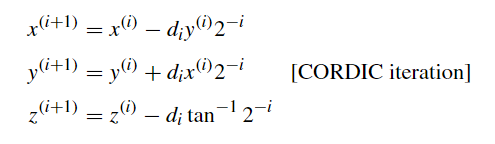 【硬件算法笔记22】CORDIC算法 - 知乎