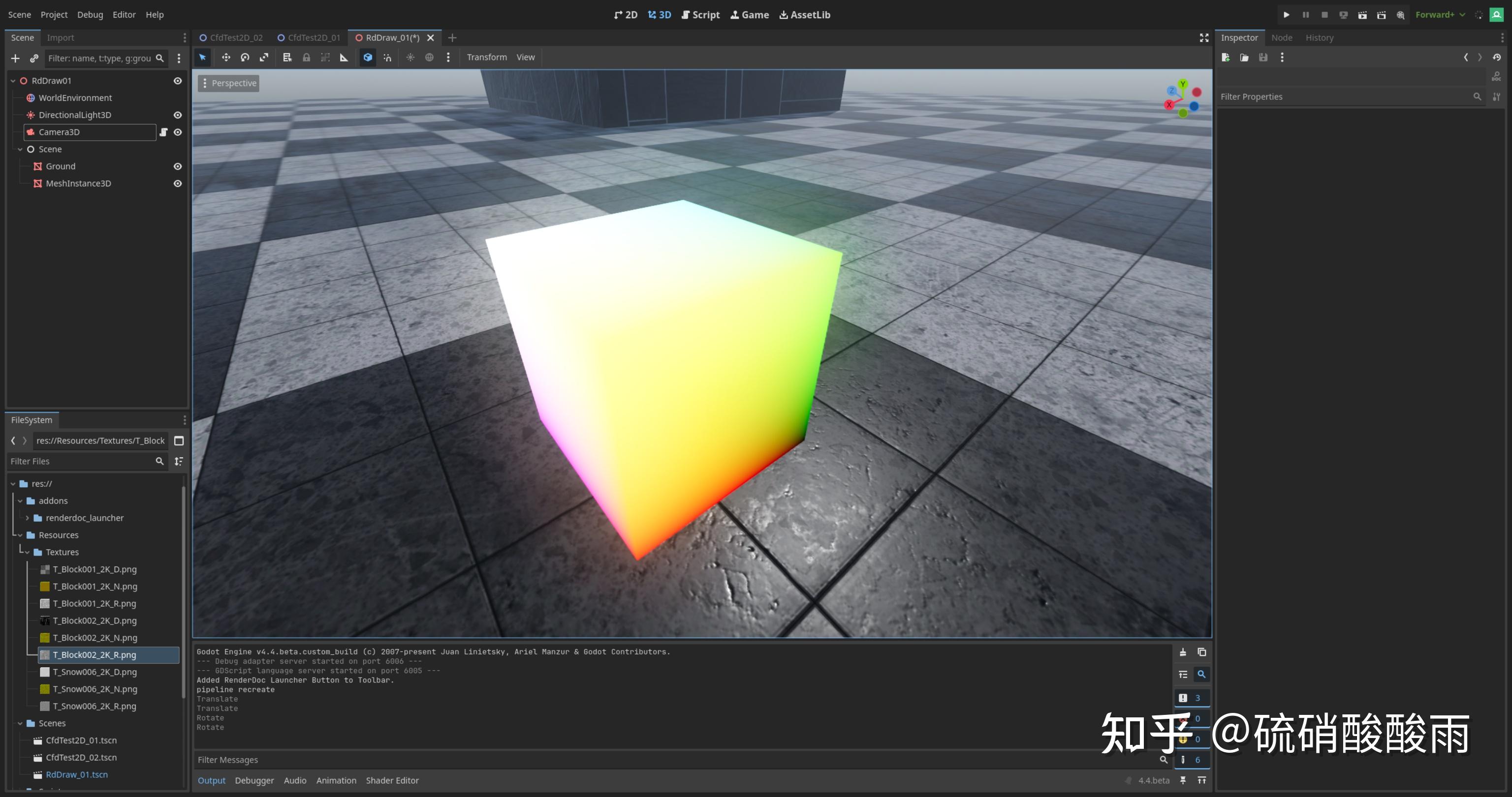 【Godot】使用GDScript直接生成Mesh Draw Command绘制几何体 - 知乎