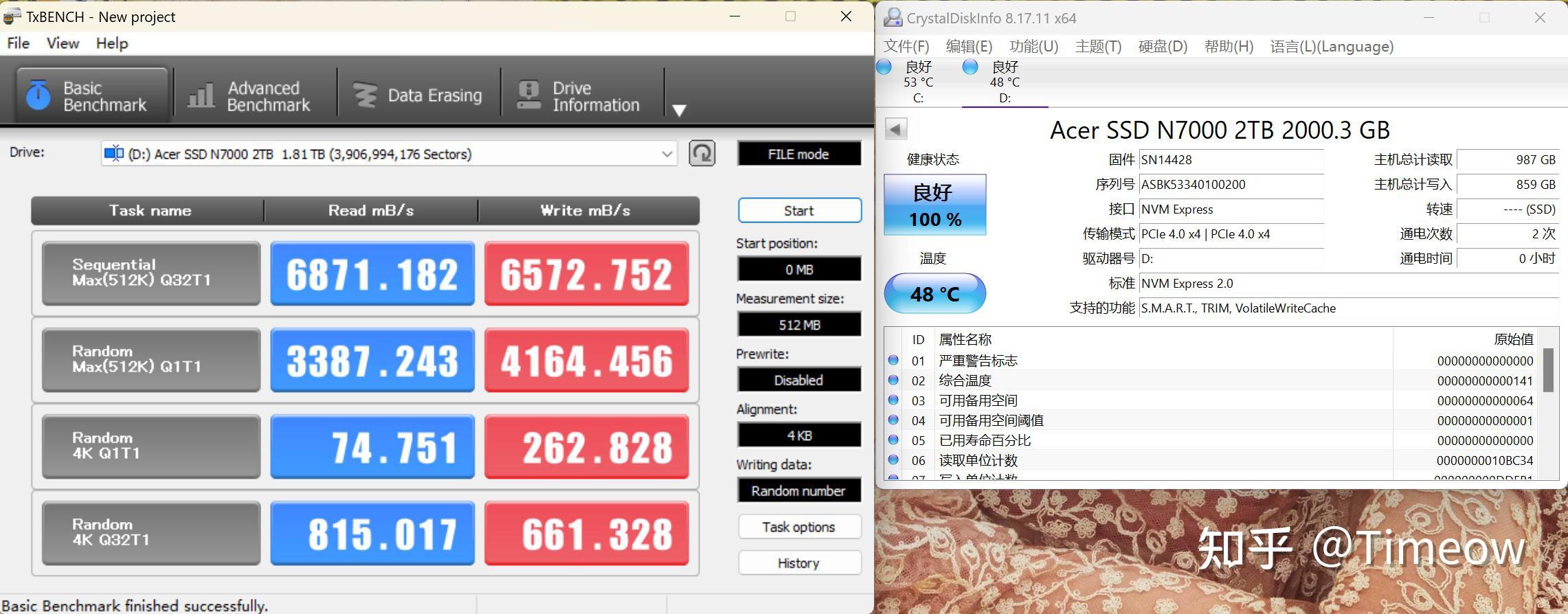 7200MB/s极速狂飙 宏碁暗影骑士擎N7000 PCIe 4.0高速固态硬盘评测 - 知乎