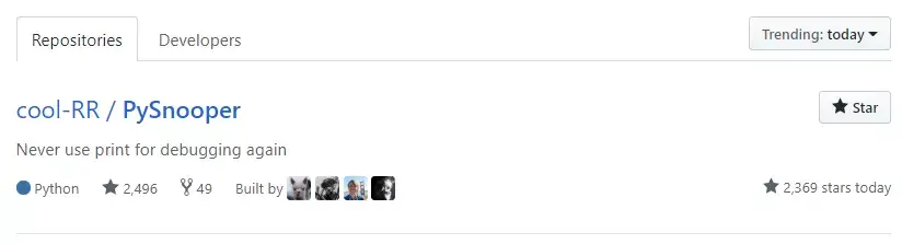 DeBug Python代码全靠print函数？换用这个一天2K+Star的工具吧 - 知乎