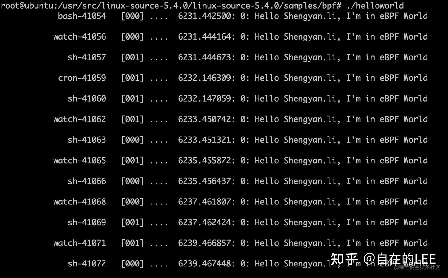 eBPF 开发入门之 helloworld - 知乎