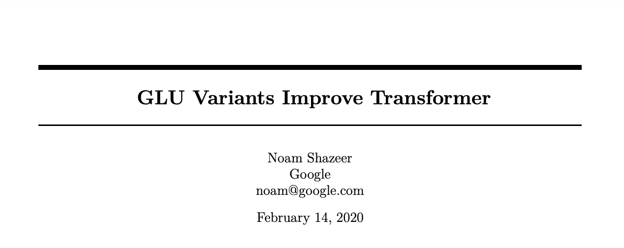 [LLaMa-FFN改进]SwiGLU：GLU Variants Improve Transformer - 知乎
