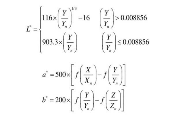 色差仪LAB颜色空间和XYZ颜色空间的转换方法 - 知乎