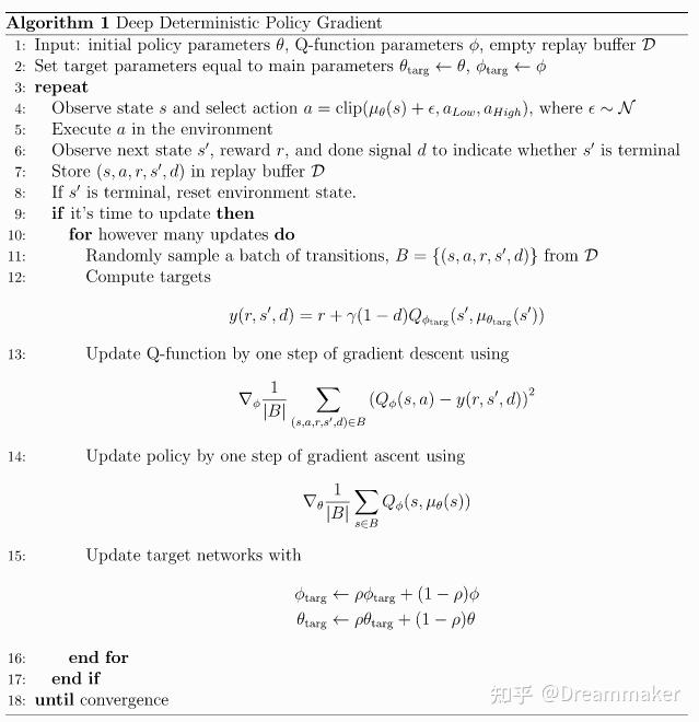 深度强化学习（五）：DDPG（Deep Deterministic Policy Gradient，深度确定性策略梯度） - 知乎