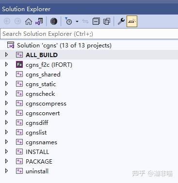 Win11+VS2022+CGNS4.3.0+Intel Fortran源码编译CGNS动态库 - 知乎