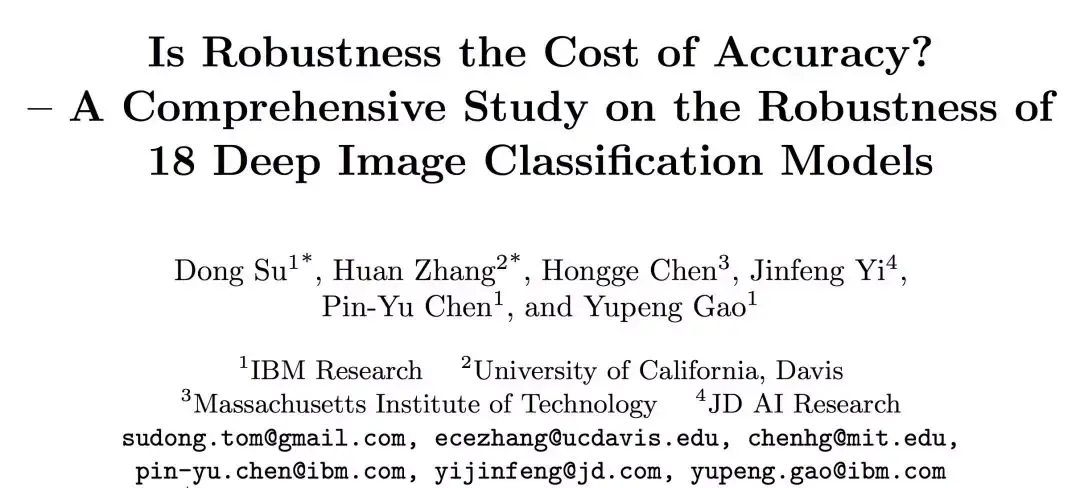 对抗深度学习: 模型准确性与模型鲁棒性能否兼得？ - 知乎