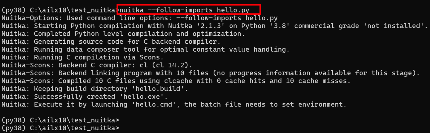 nuitka 打包exe简单教程 - 知乎