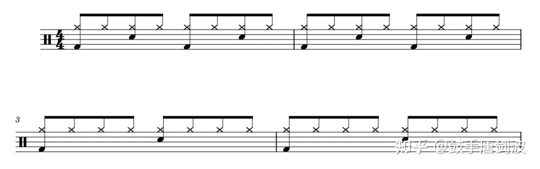 架子鼓Shuffle与Half Time Shuffle系统训练二 - 知乎