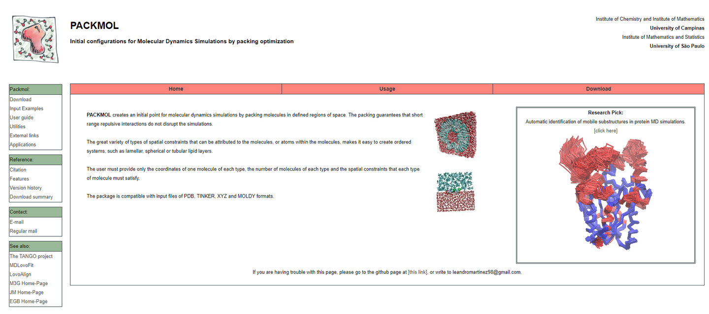 分子动力学||packmol安装及初始模型构建 - 知乎