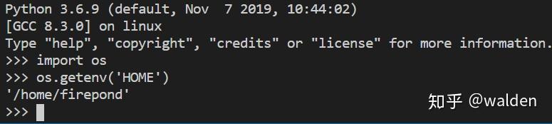 os.getenv('HOME')为什么返回NULL? - 知乎