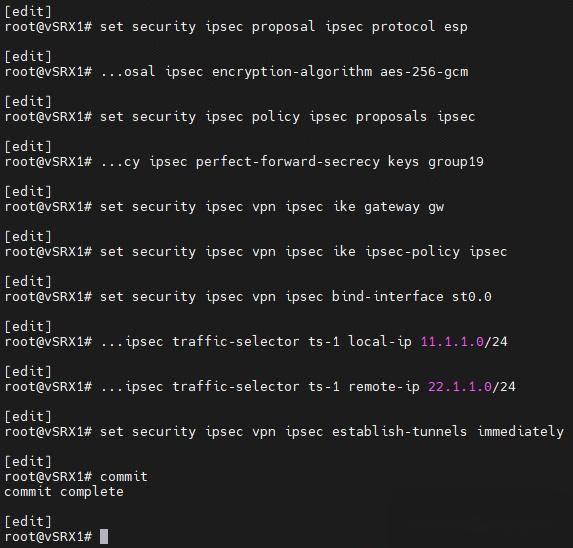 配置Juniper虚墙vSRX基于策略的IPsec VPN（CLI方式） - 知乎