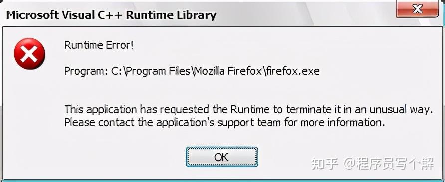 什么是运行时runtime，软件报错microsoft visual c++ runtime library - 知乎